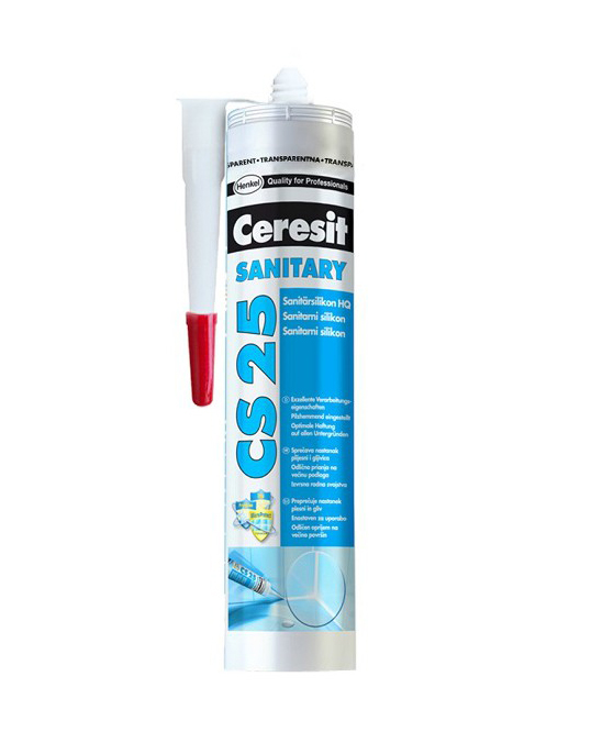 40910 Silikon sanitarni 280 ml bijeli CS25 CERESIT - Economic Web Shop